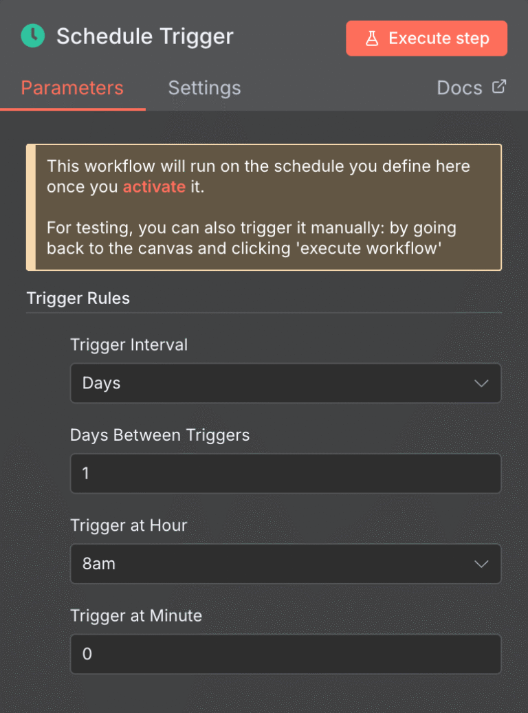 How to use n8n WordPress note to create posts