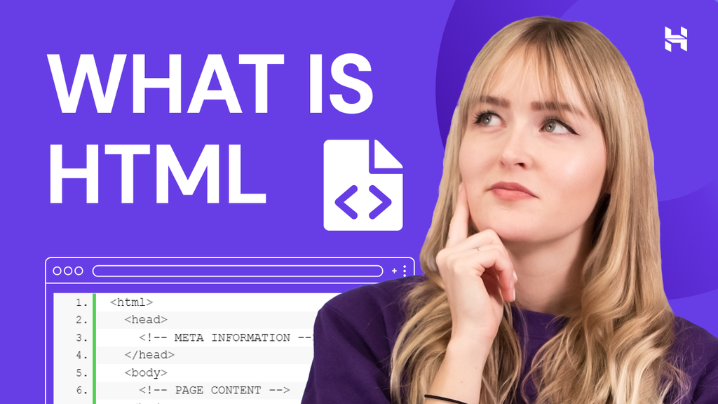 What Is HTML? Video Tutorial – Hostinger Academy