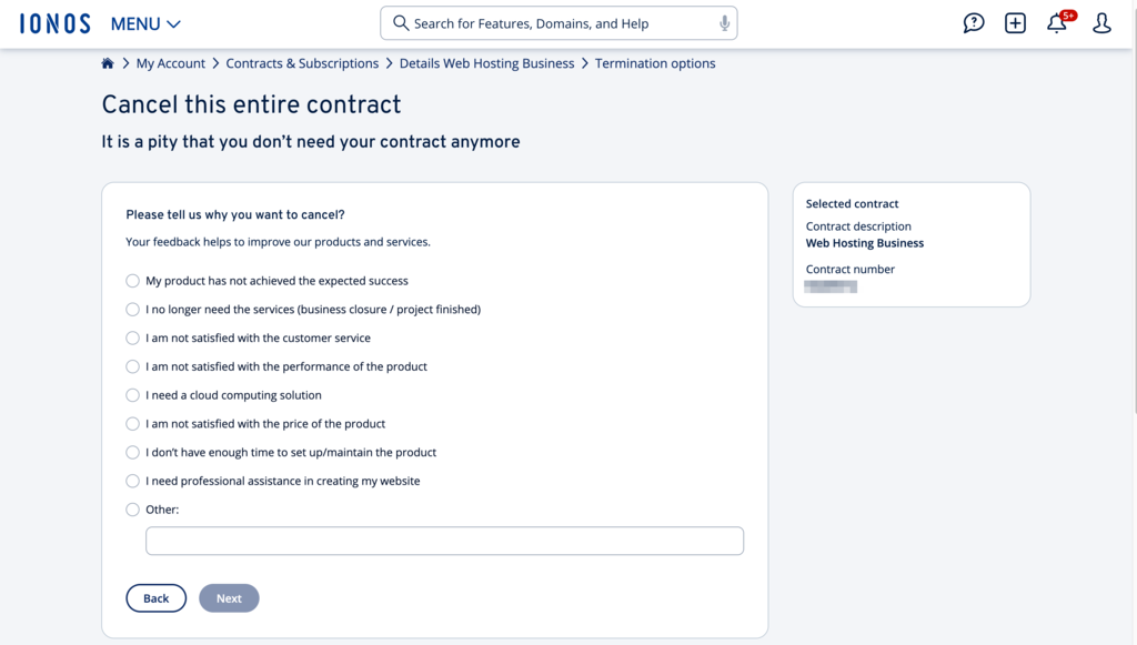 How to Cancel and Delete Ionos Account in 2026