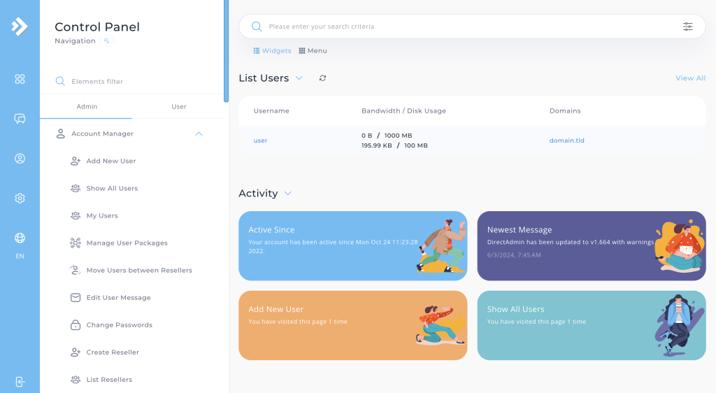 20 best VPS control panel options for 2026