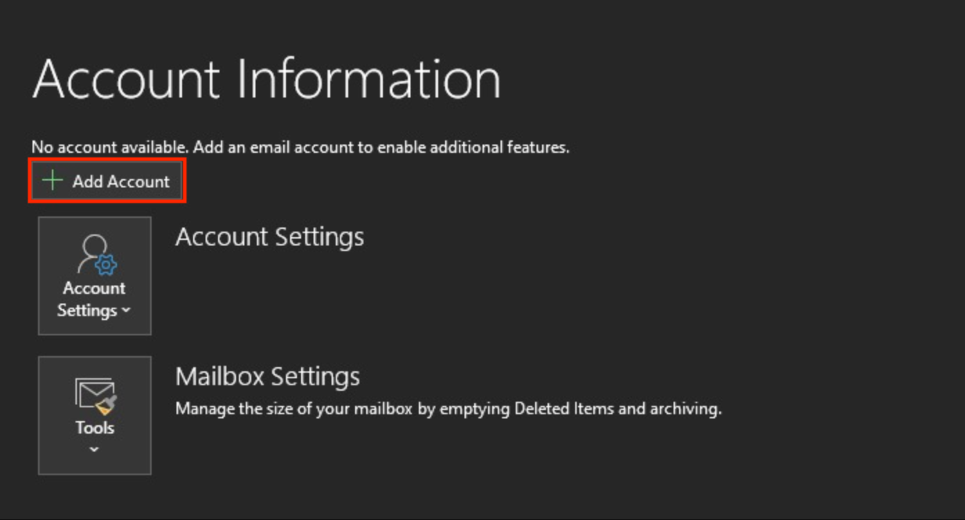 Set Up Outlook with Your Custom Email Address
