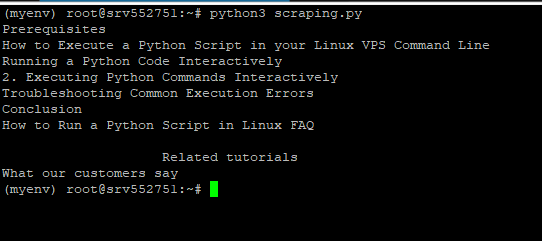 Python Web Scraping Tutorial
