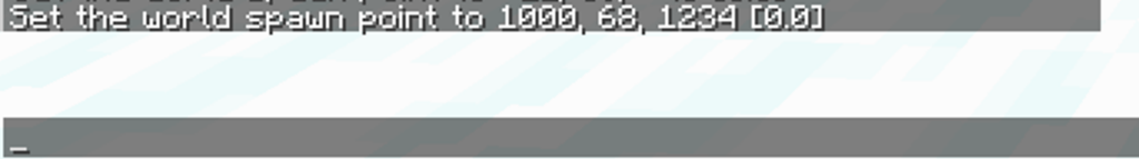 How to set world spawn in Minecraft