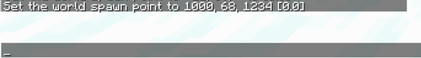 How to set world spawn in Minecraft