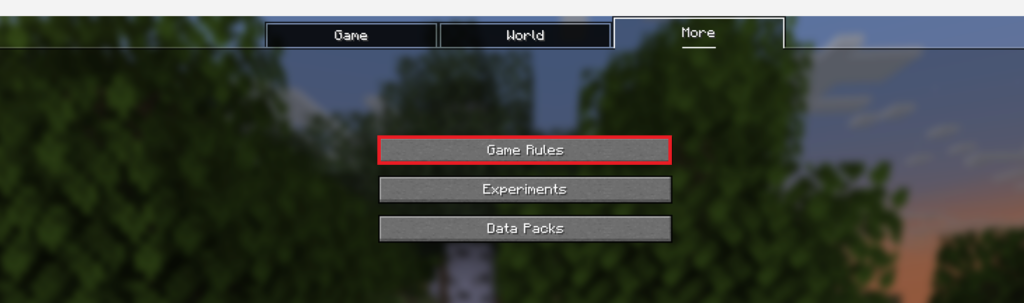 How to change Minecraft gamerules