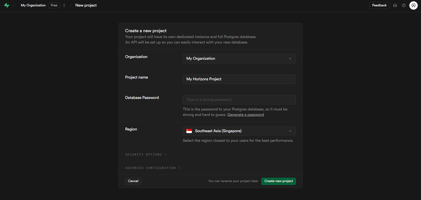 Learn how to connect Supabase to your Hostinger Horizons project